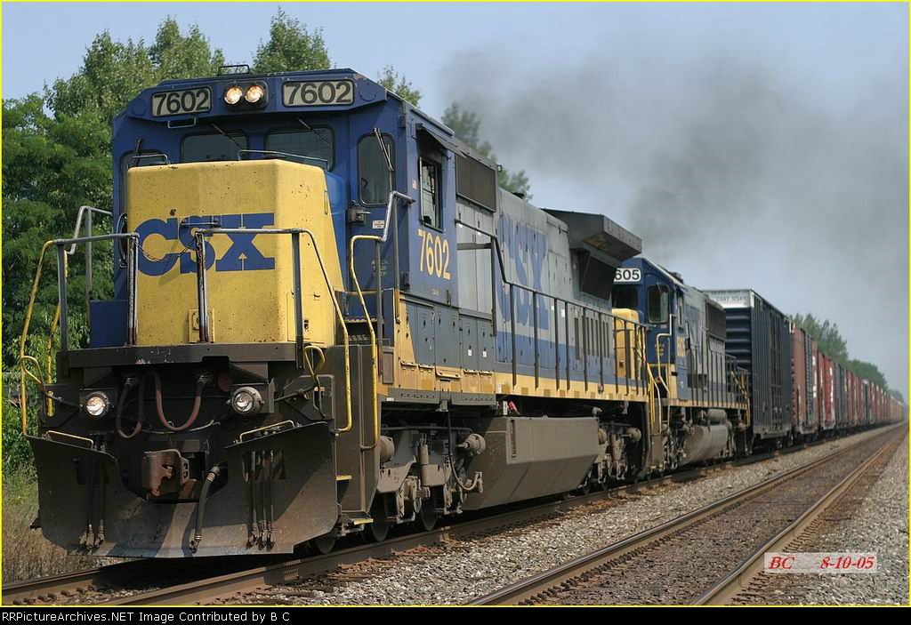 CSX 7602 8/10/2005